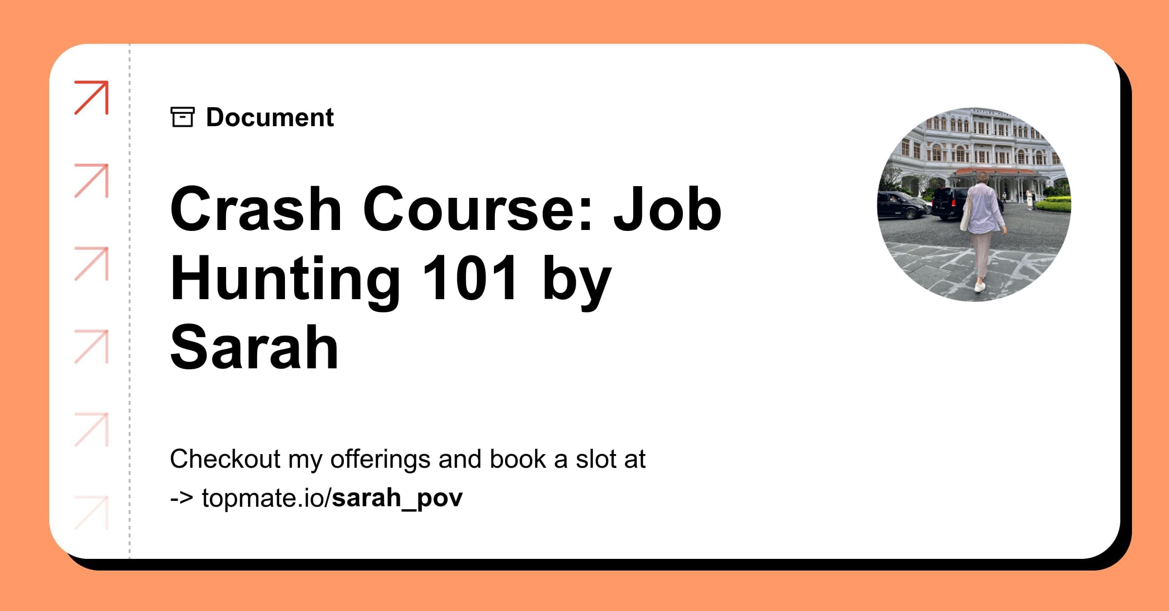 Crash Course: Job Hunting 101 by Sarah with Sarah
